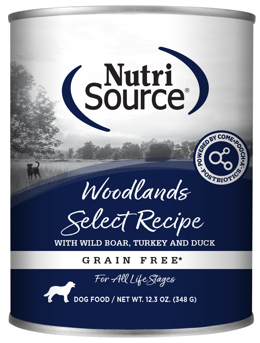 NutriSource® Woodlands Select Healthy Grain Free Wet Dog Food - - Tri ...